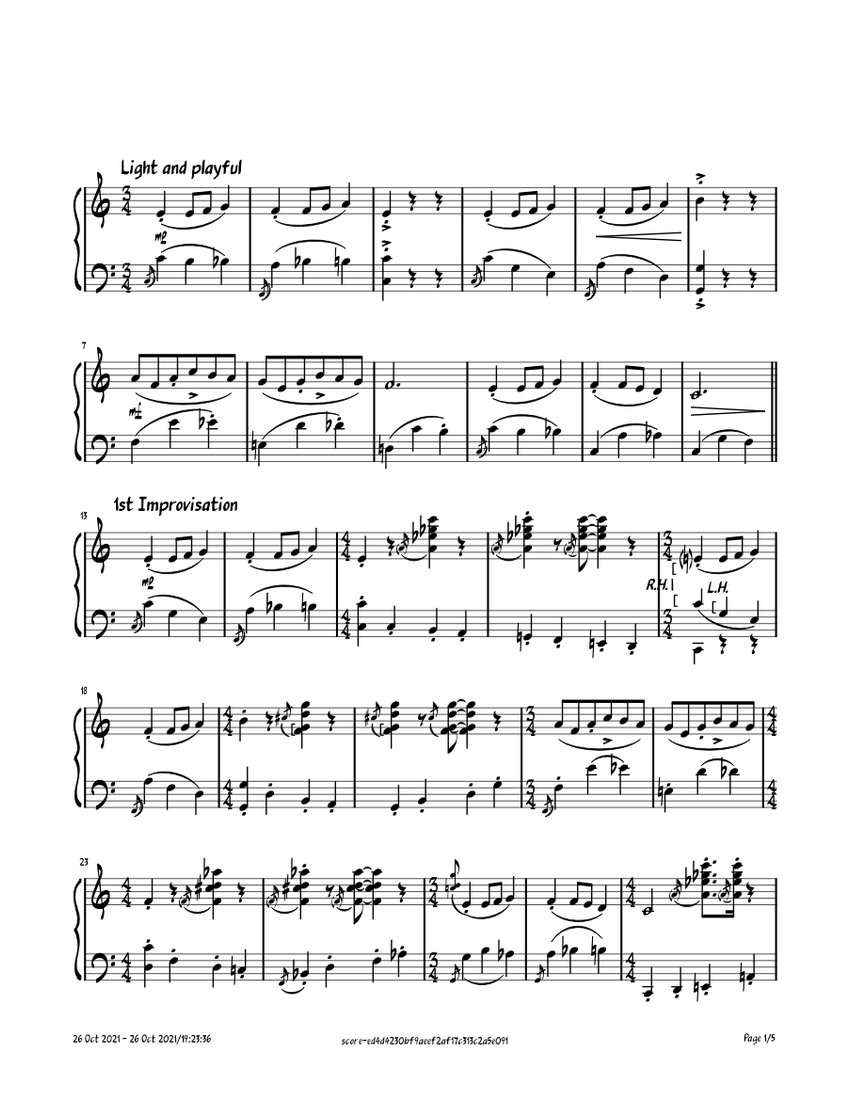Three to get ready - The Dave Brubeck Quartet Sheet music for Piano ...
