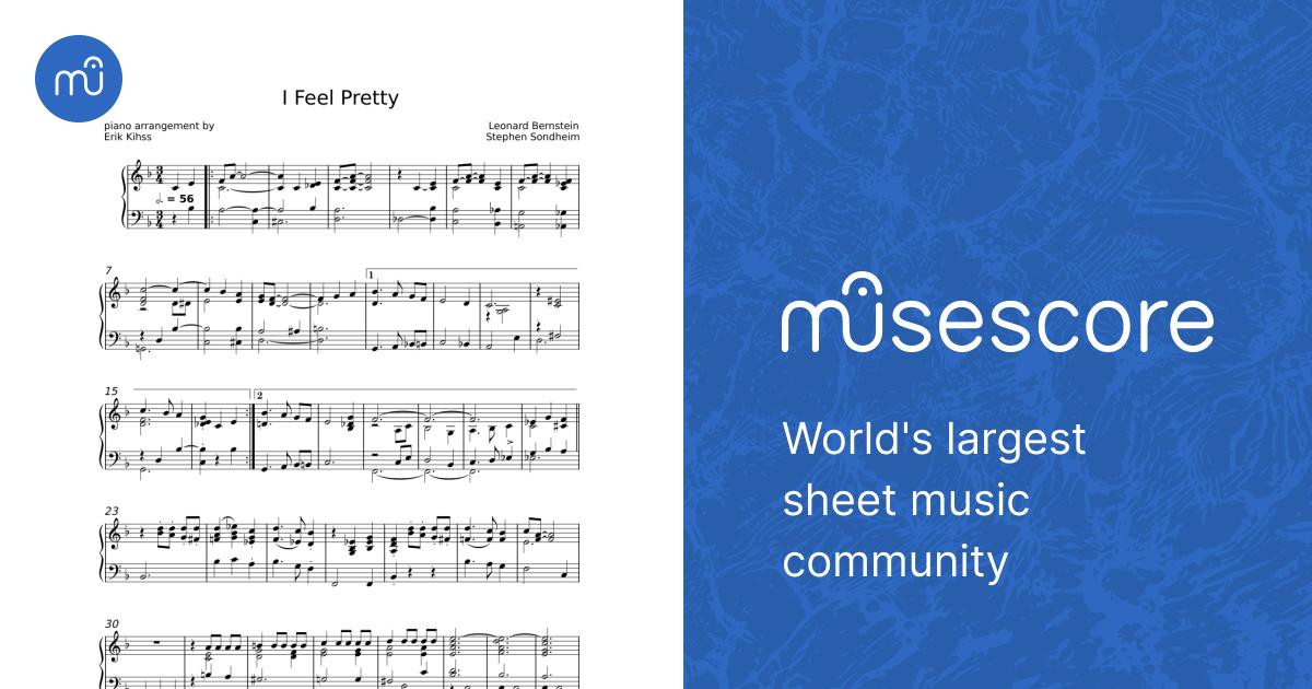 I Feel Pretty Sheet music for Piano (Solo) Easy | Musescore.com