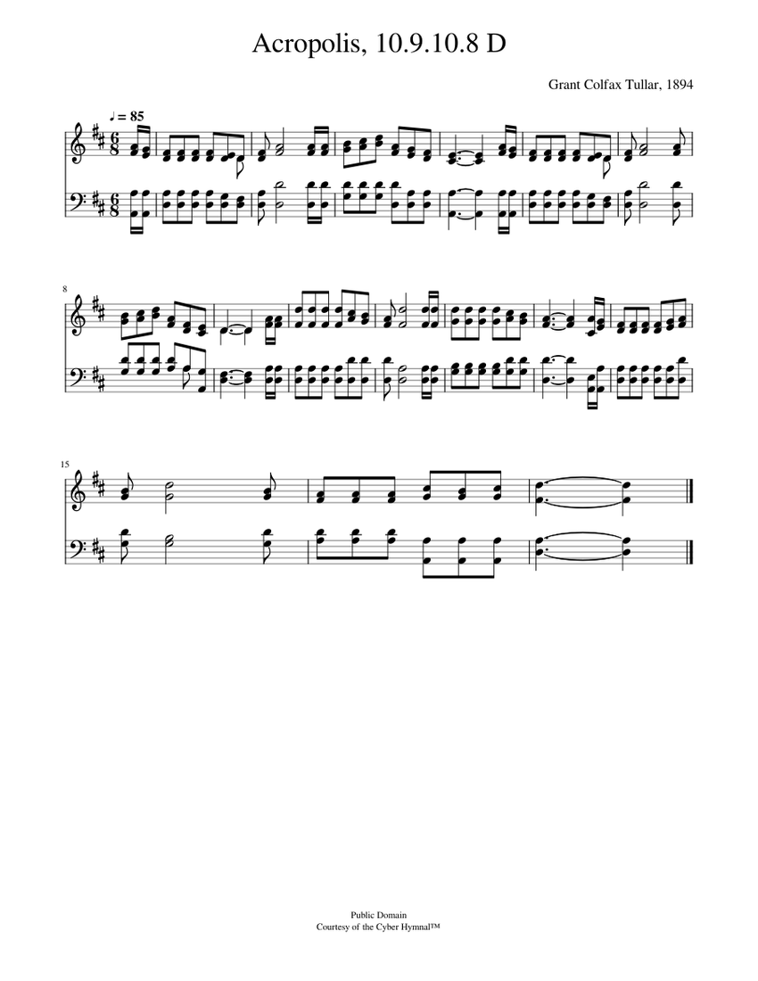 Take it to jesus in prayer - Grant C. Tullar Sheet music for Piano ...