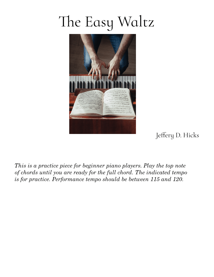 The Easy Waltz Sheet music for Piano (Solo) | Musescore.com