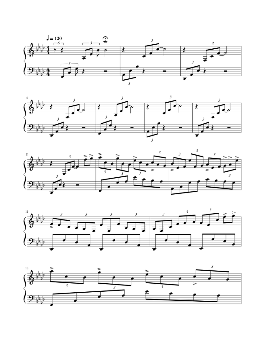 Bone Rhapsody – Michael Wyckoff Sheet music for Piano (Solo ...