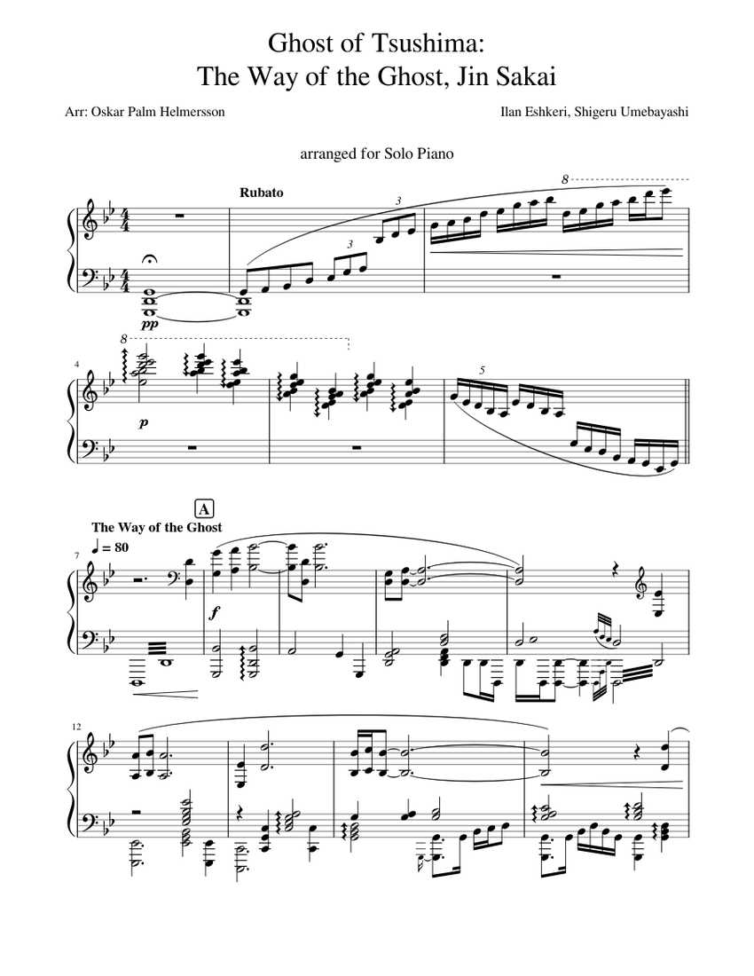 Ghost of Tsushima - The Way of the Ghost, Jin Sakai - Transcription of ...