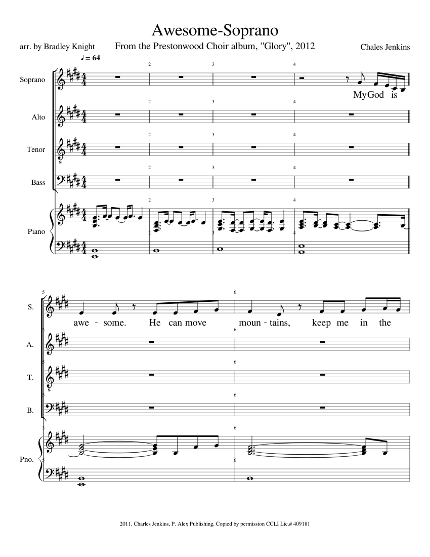 Awesome Soprano Sheet music for Piano, Soprano, Alto, Tenor & more ...