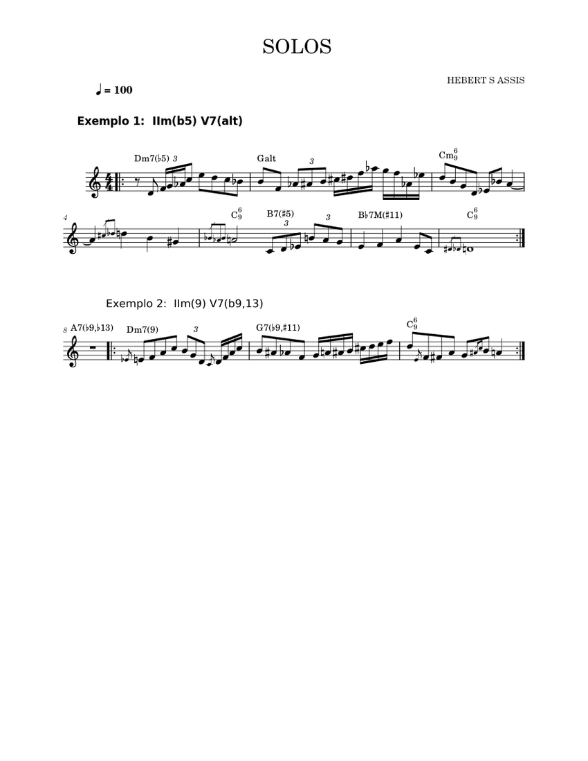 Sax Solos – Misc Solos IIm7 V7 Sheet music for Piano (Solo) Easy ...