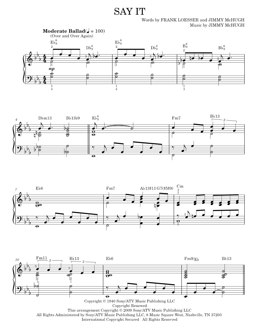 Play Official version of Say It (Over And Over Again) [Jazz version ...
