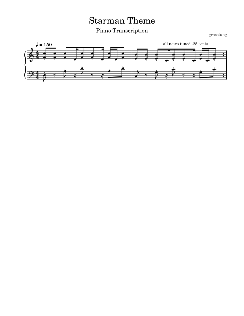 Super Mario Bros 1985 Starman Theme – Koji Kondo | Piano Transcription ...