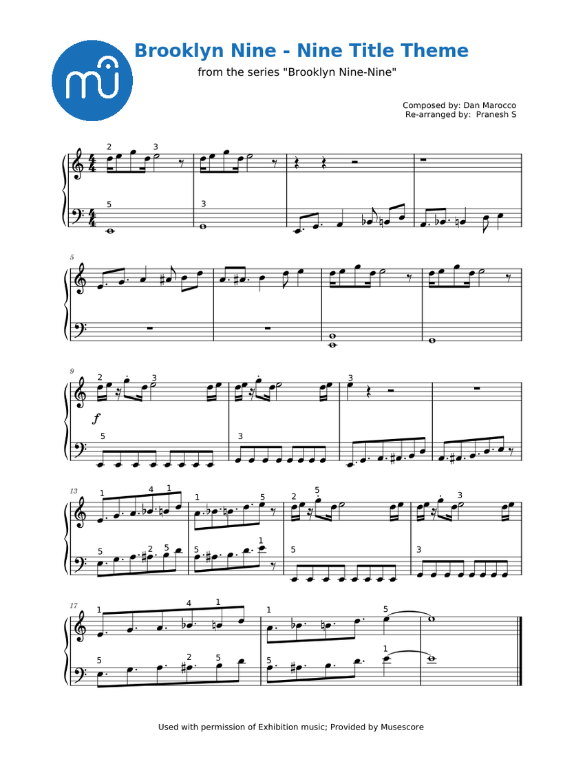 Brooklyn Nine Nine Theme – Dan Marocco - Whitehatjr (Easy Version ...