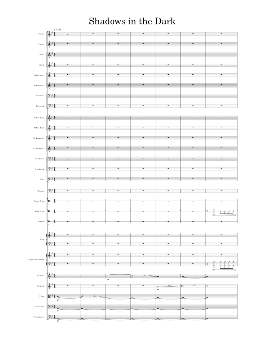 Shadows in the Dark - piano tutorial