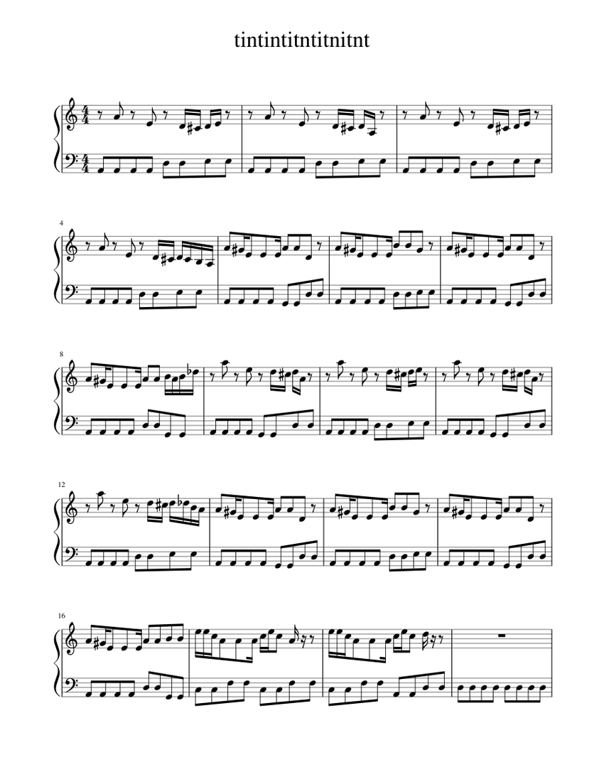 Bike Rides - The Green Orbs Sheet music for Piano (Solo) Easy ...