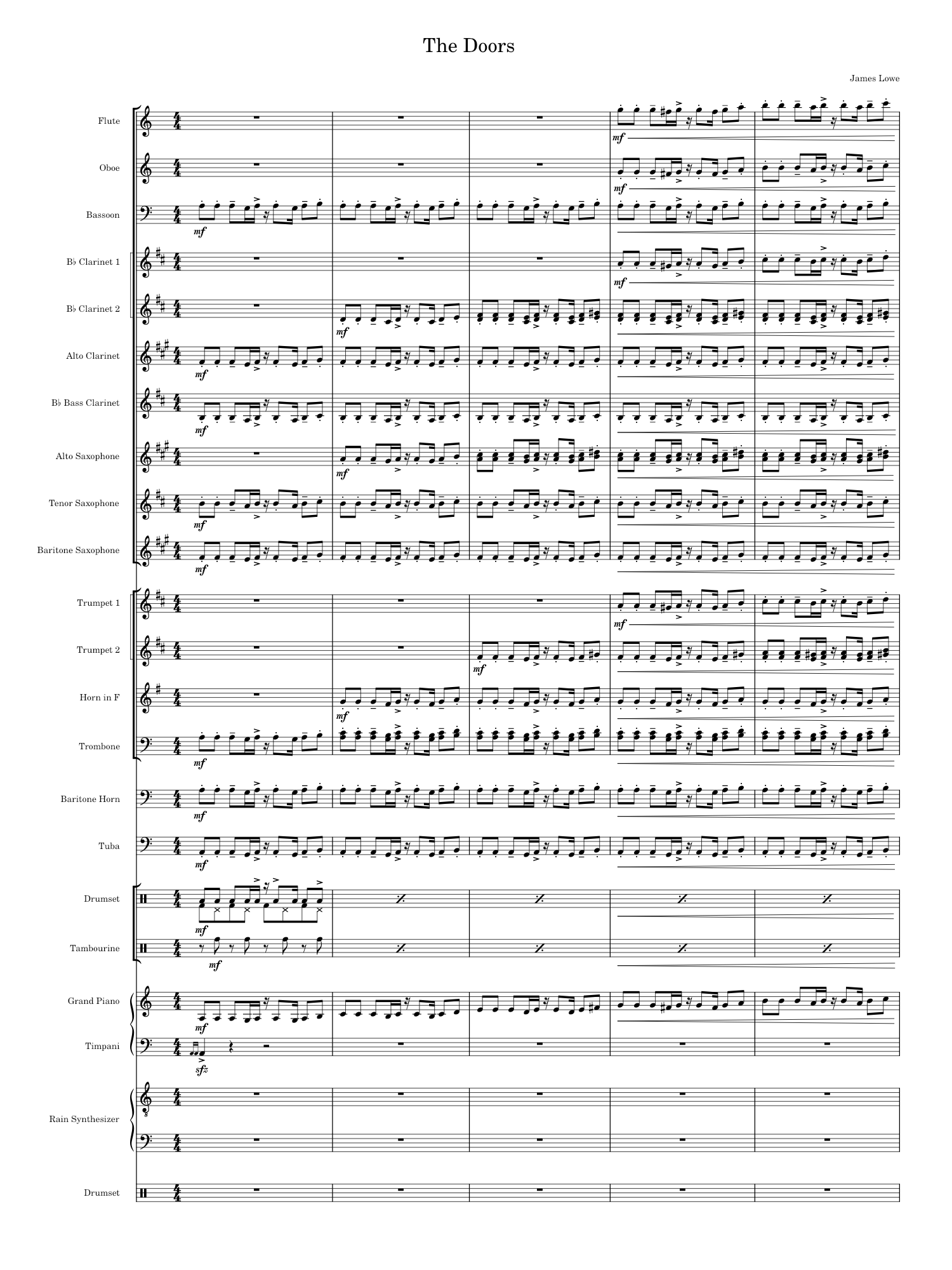 Music From "The Doors" Sheet Music for Piano, Trombone, Tuba ...