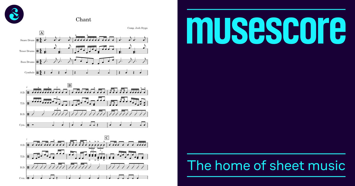 Chant - Joshua Styga Sheet music for Tuba, Synthesizer, Trumpet other ...