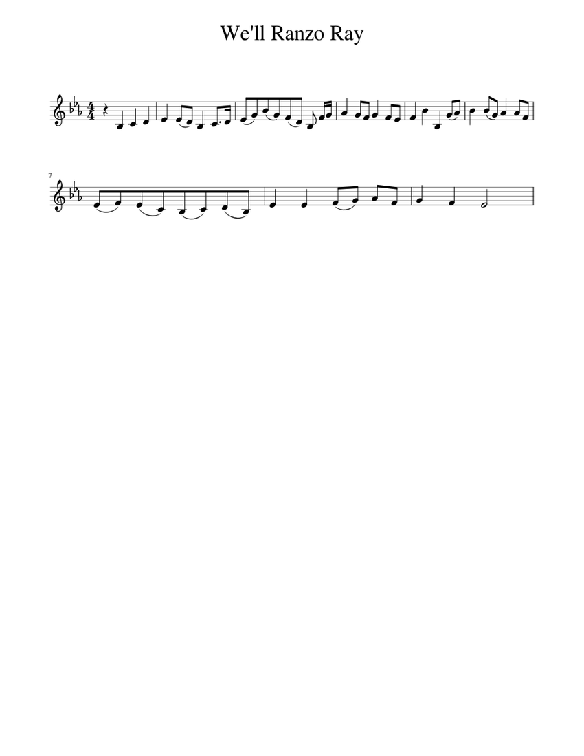 We'll Ranzo Ray Sheet music for Piano (Solo) Easy | Musescore.com