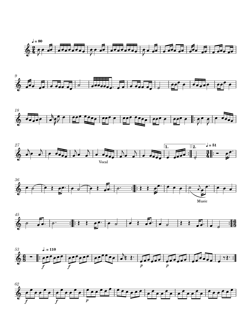 Title-P1-Violin Sheet music for Violin (Solo) | Musescore.com