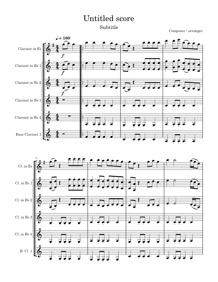 High hopes – Panic! At the Disco high hopes clarinet Sheet music for ...