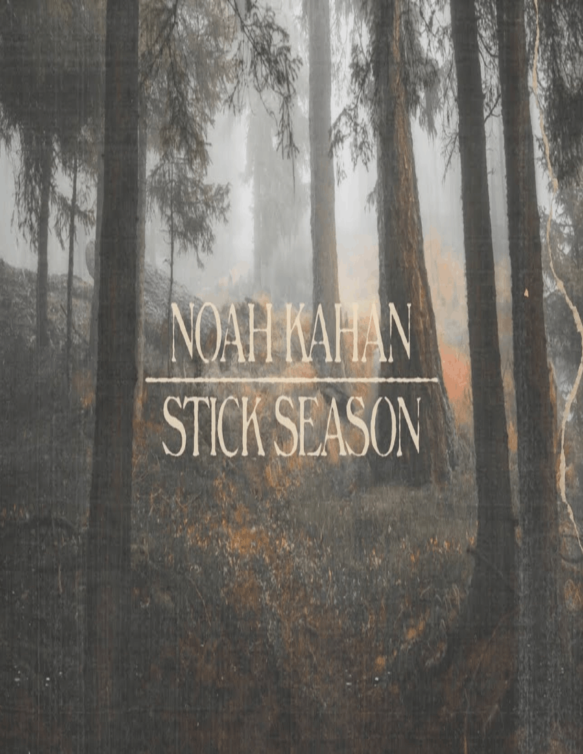 Noah Kahan - Stick Season Sheet Music for Piano, Flute, Saxophone alto ...