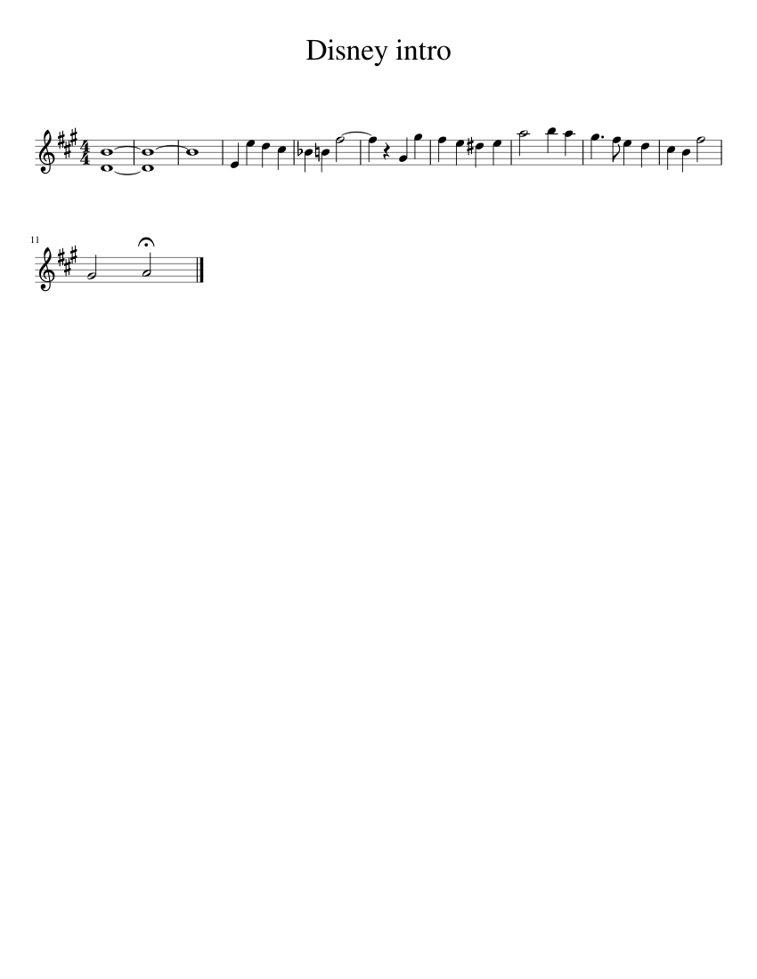 Alto sax disney Sheet Music for Saxophone alto (Solo) | MuseScore.com