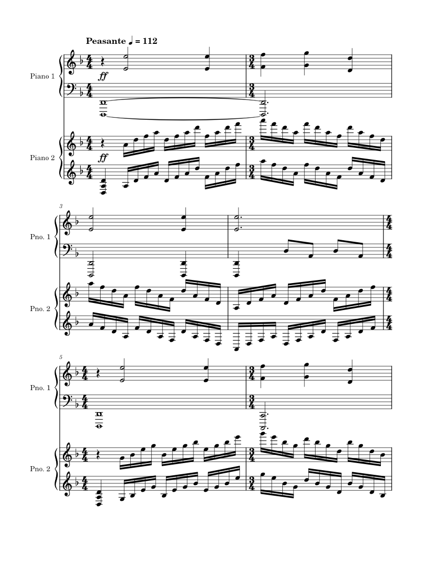 Death Note Theme - Yoshihisa Hirano Sheet music for Piano (Piano Duo ...