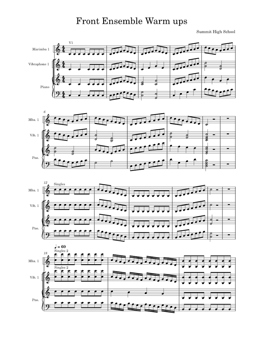 Front_Ensemble_Warm_ups - piano tutorial