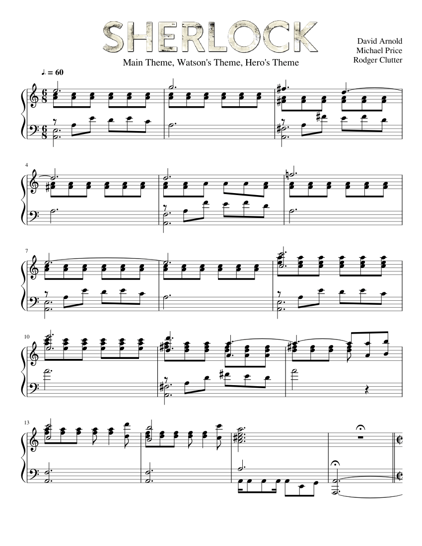 Sherlock Medley - Sherlock (BBC) - David Arnold and Michael Price ...