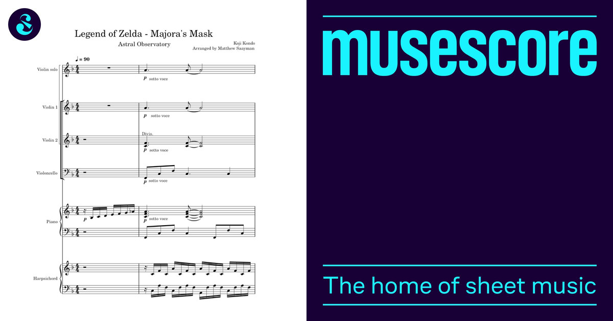 Astral Observatory – Koji Kondo Astral Observatory - Legend of Zelda ...