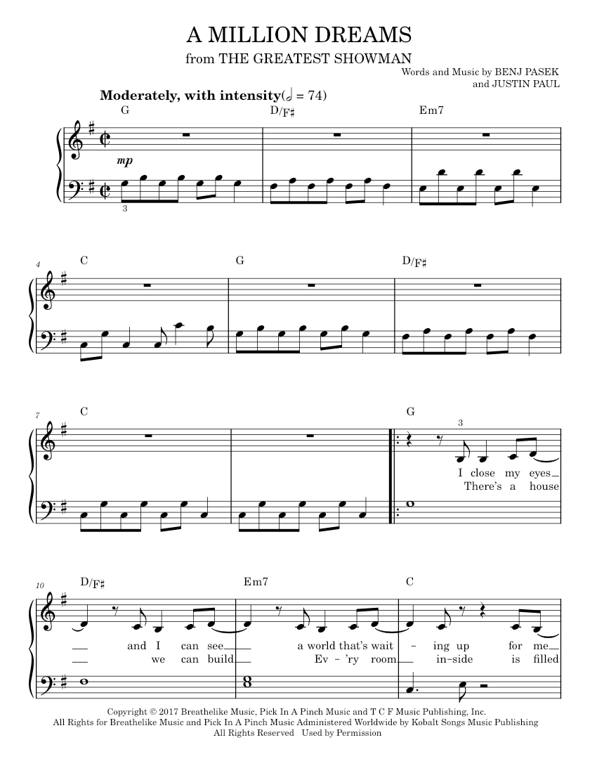 Play Official version of A Million Dreams (from The Greatest Showman ...