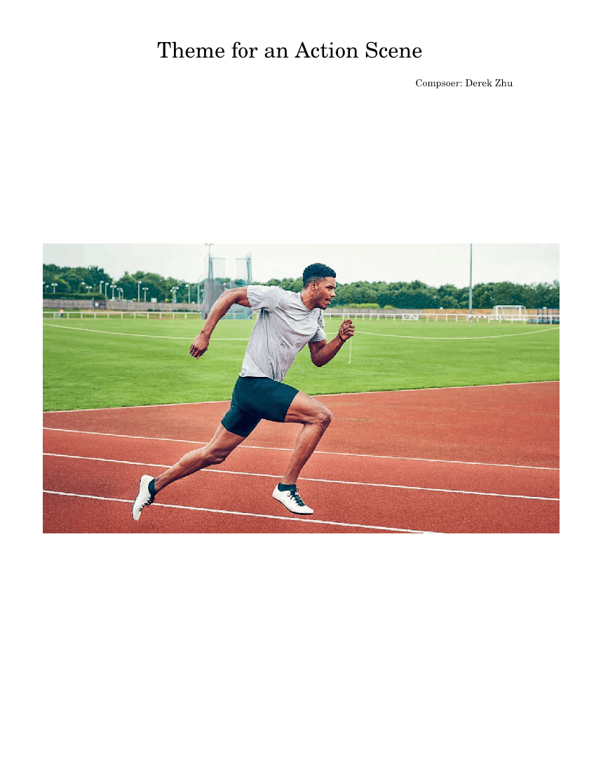 Theme for an Action Scene - By Derek Zhu Sheet music for Trombone, Tuba ...