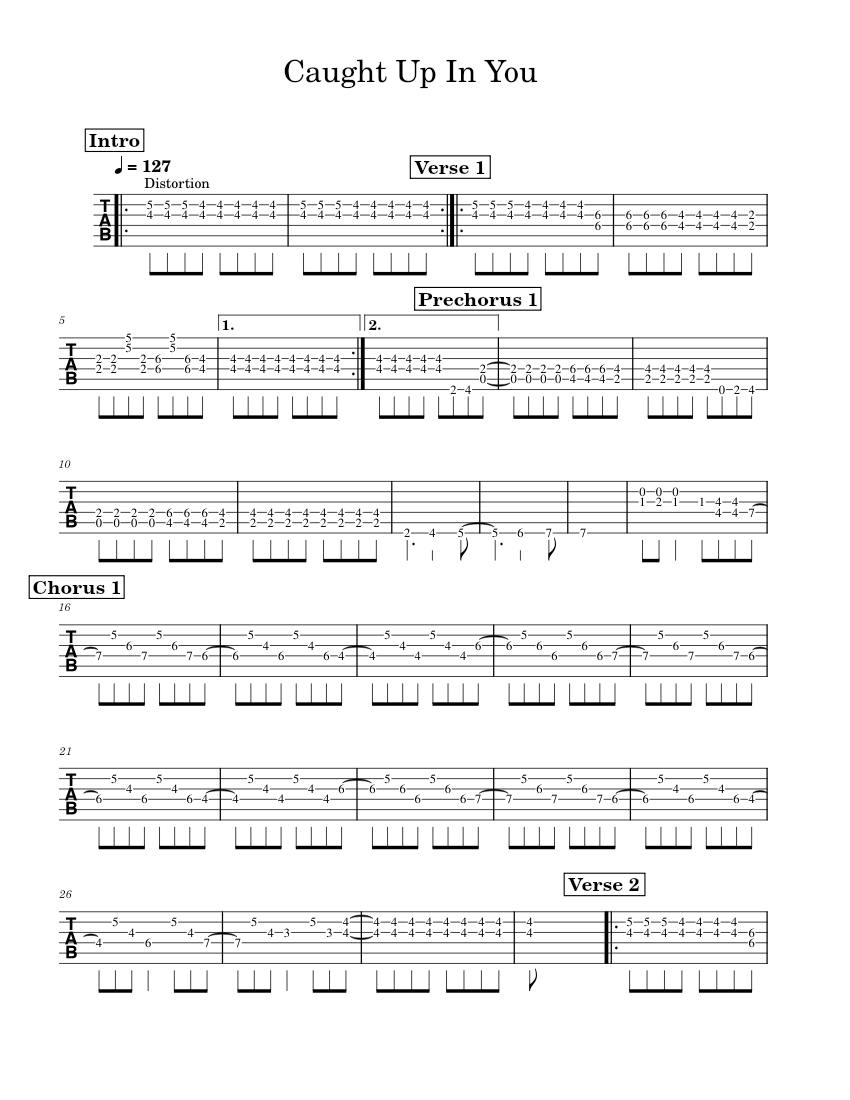 Caught Up In You G1 Sheet Music For Guitar Solo Musescore caught-up-in-you-g1-sheet-music-for-guitar-solo-musescore