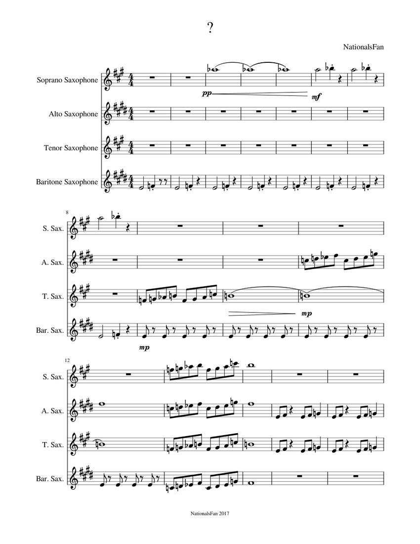 My first composition - piano tutorial