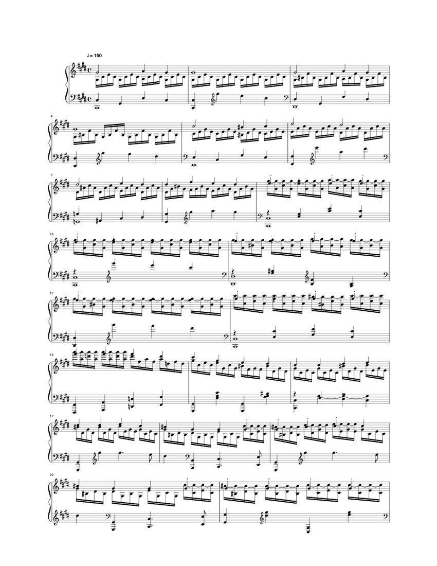 Carl Czerny - Grandes Études de Salon Op.756 No.10 – Carl Czerny Sheet ...
