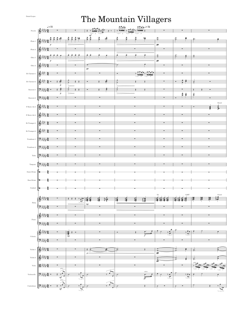 The Mountain Villagers - piano tutorial