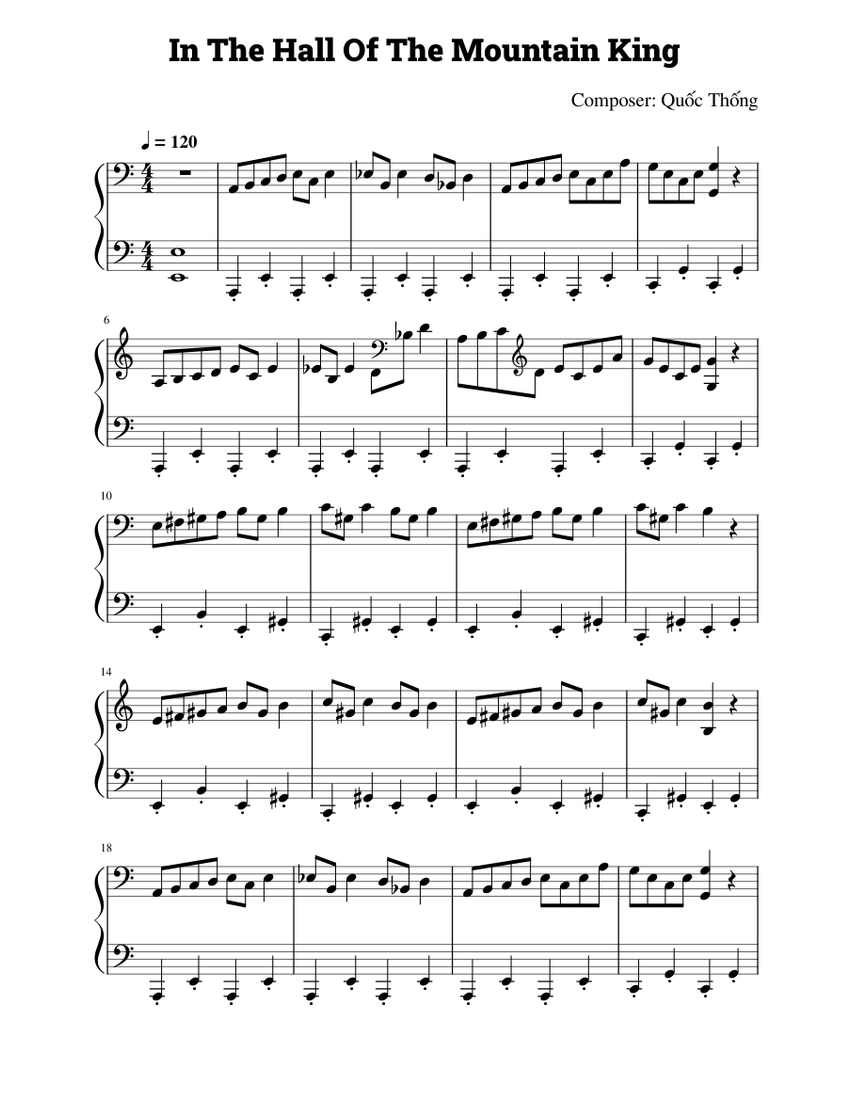 In_the_Hall_of_the_Mountain_King Sheet music for Piano (Solo ...