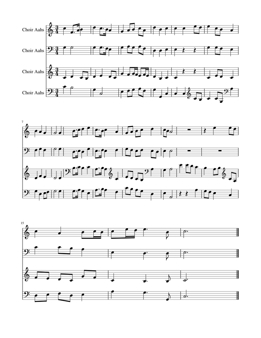 The 150Th Psalm Sheet music for Vocals (Choral) | Musescore.com