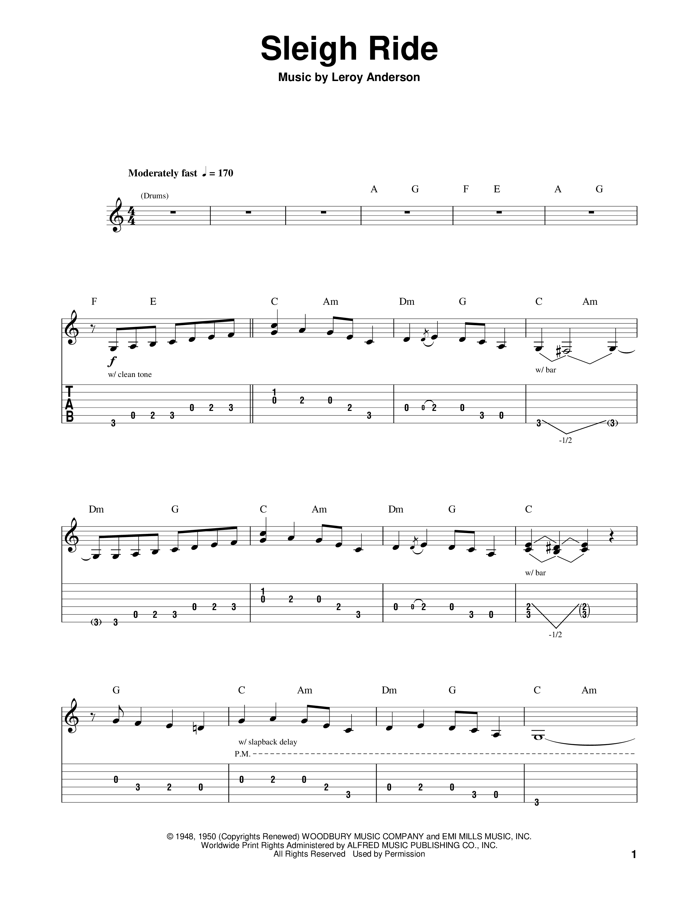 Play Official version of Sleigh Ride sheet music by Leroy Anderson for ...