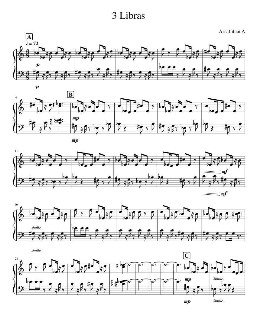 3-libras-a-perfect-circle-sheet-music-for-piano-solo-musescore
