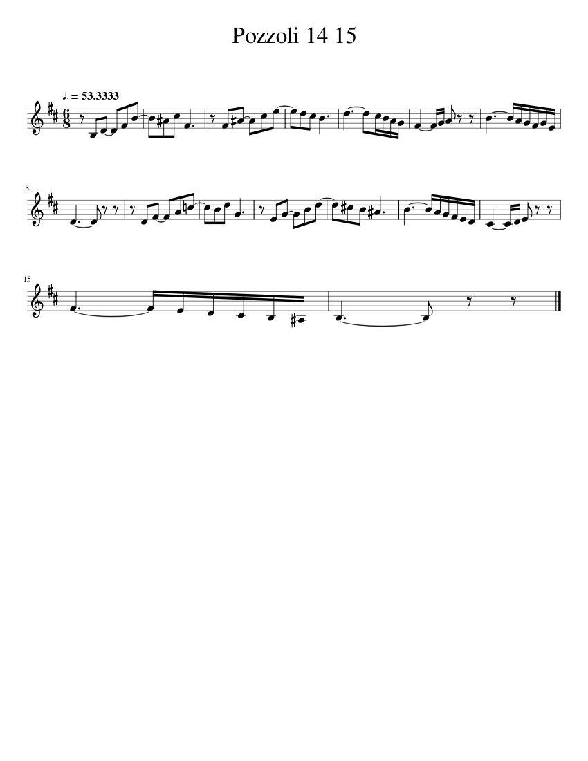 Pozzoli_14_15 Sheet music for Piano (Solo) Easy | Musescore.com