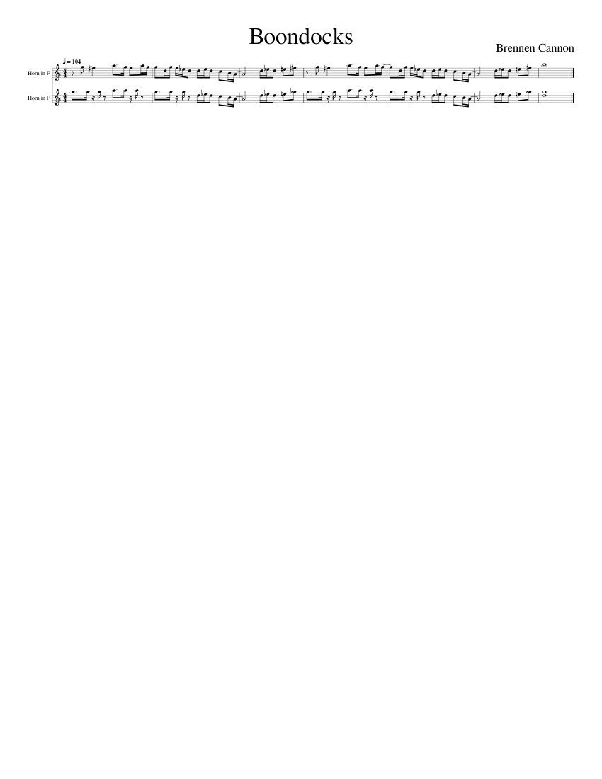 The boondocks - opening theme – Misc Cartoons Boondocks Sheet music for ...