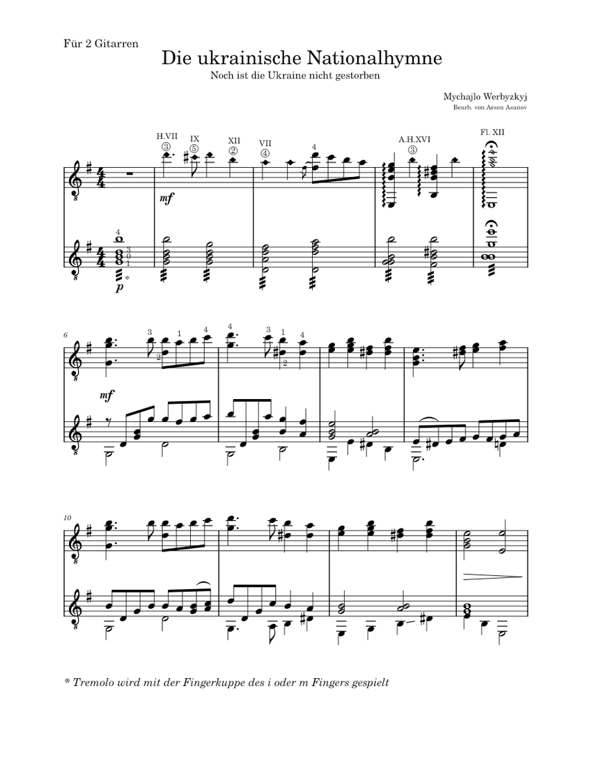 State Anthem of Ukraine / Ukrainische Nationalhymne / Державний Гімн ...