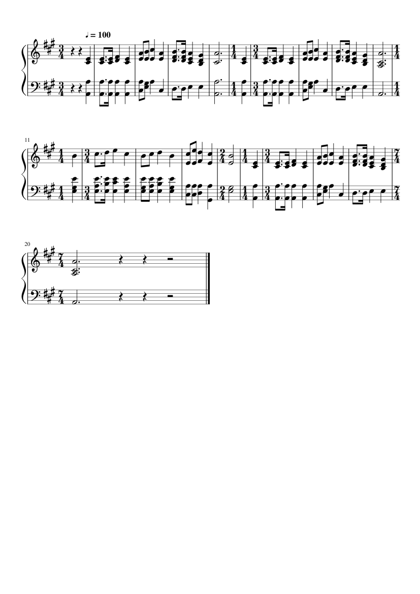 Elim Sheet music for Piano (Solo) Easy | Musescore.com