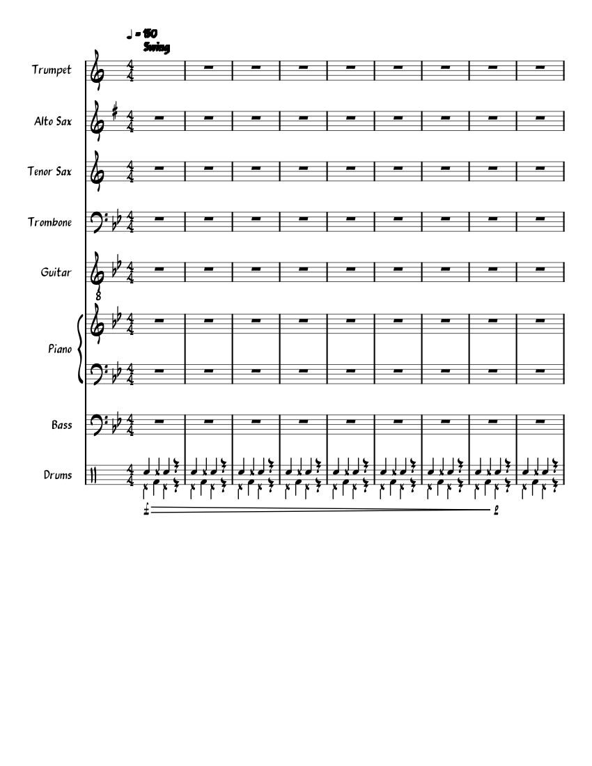 Jazz flash mob - piano tutorial