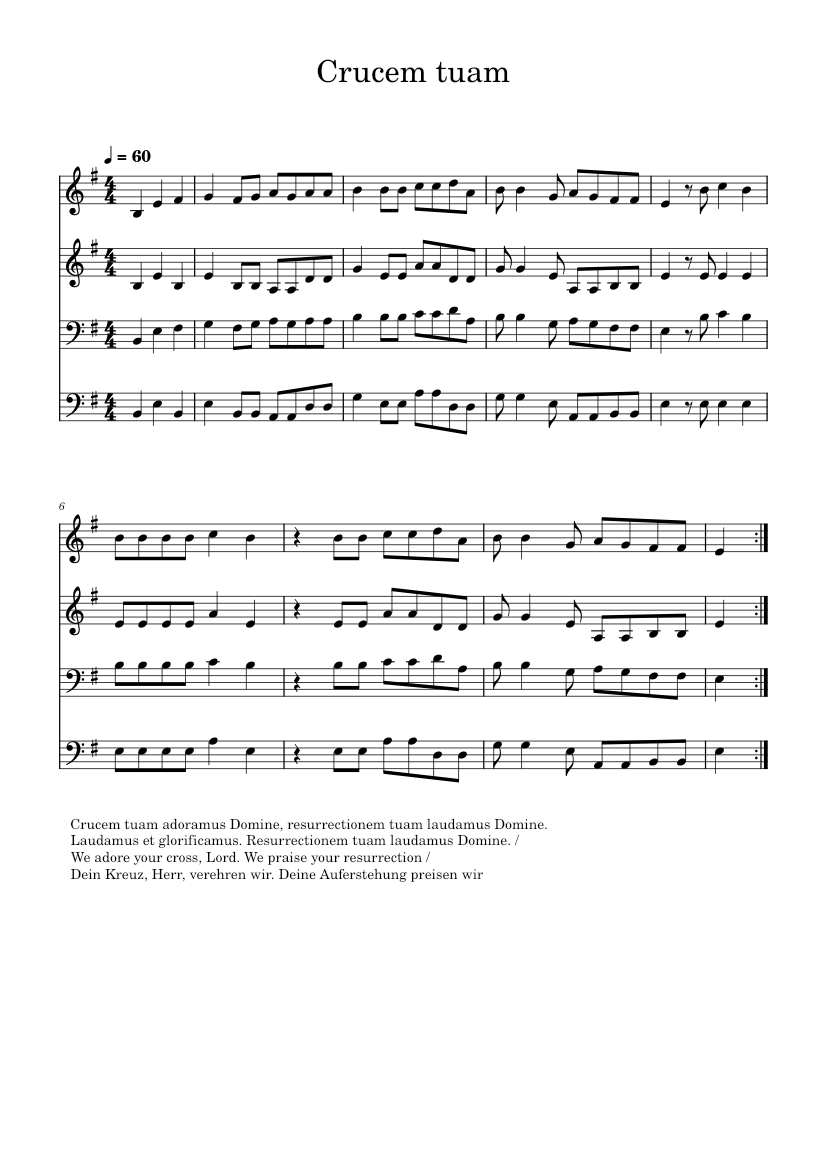 Taize - Crucem Tuam – - copyright © Ateliers et Presses de Taizé, 71250 ...