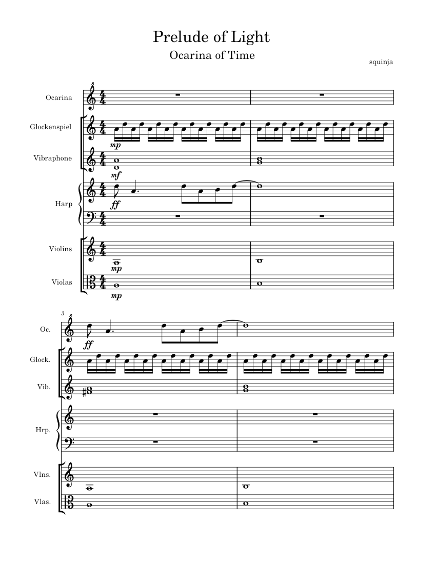 Ocarina of Time - Prelude of Light - piano tutorial
