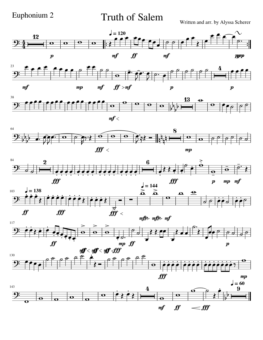 tos-Euphonium_2 p Sheet music for Euphonium (Solo) | Musescore.com