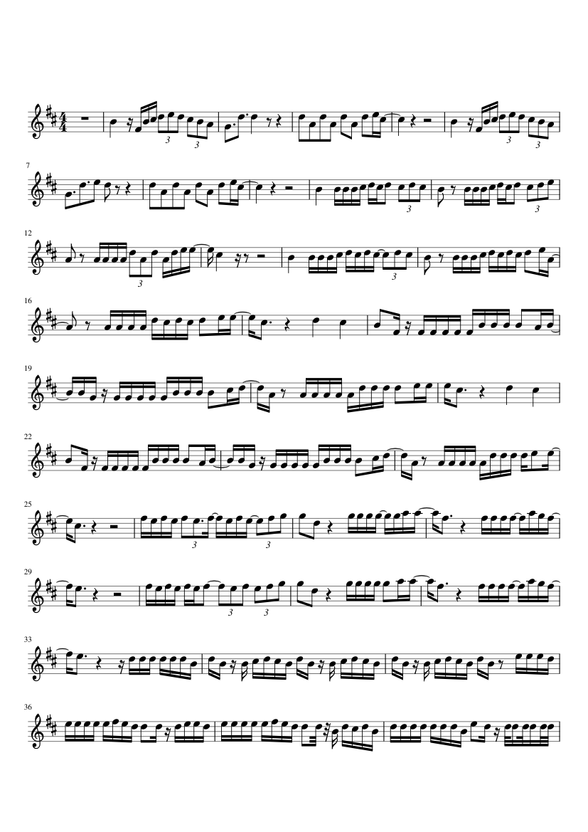 Despacito Sheet music for Violin (Solo) | Musescore.com