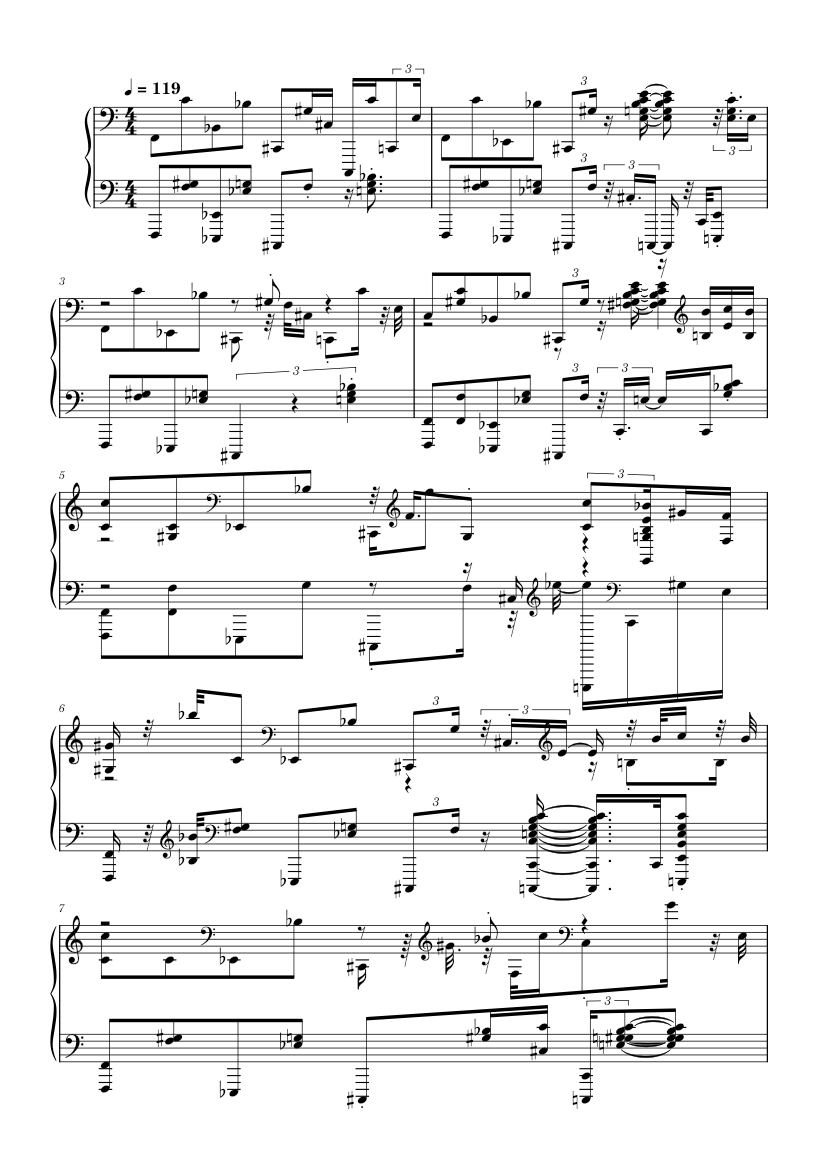 Undertale yellow deal em out underrtal Sheet Music for Piano (Solo ...