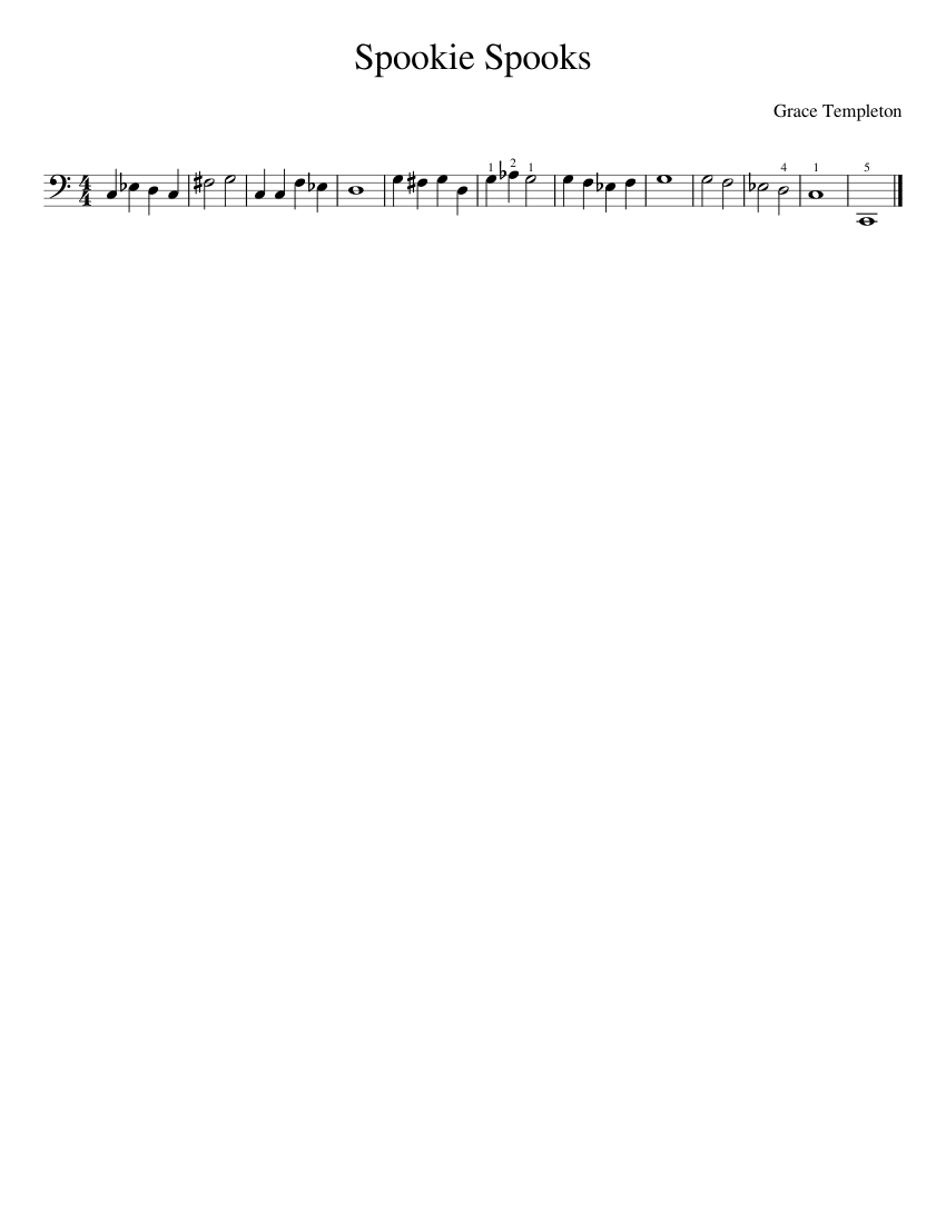 Spookie_Spooks - piano tutorial