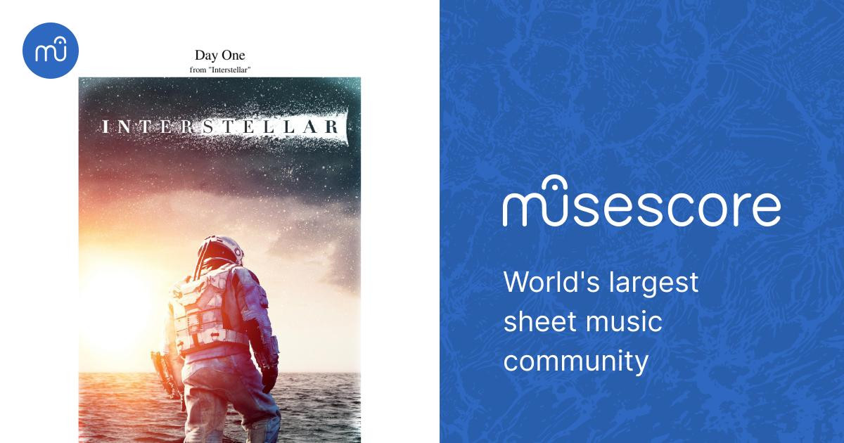 Day One - Interstellar Sheet music for Piano (Solo) | Musescore.com