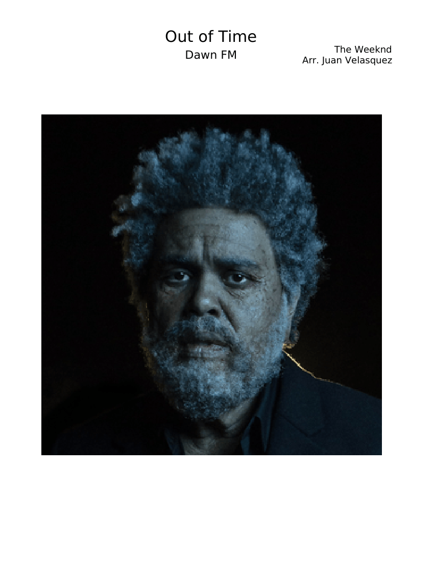 Out of Time - The Weeknd Sheet music for Piano, Vocals, Flute, Guitar ...