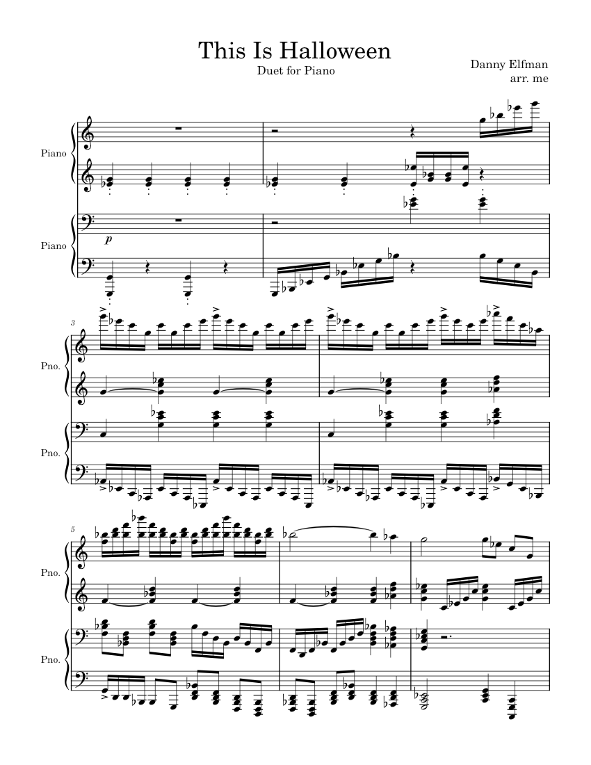 This Is Halloween (from The Nightmare Before Christmas) – Danny Elfman ...