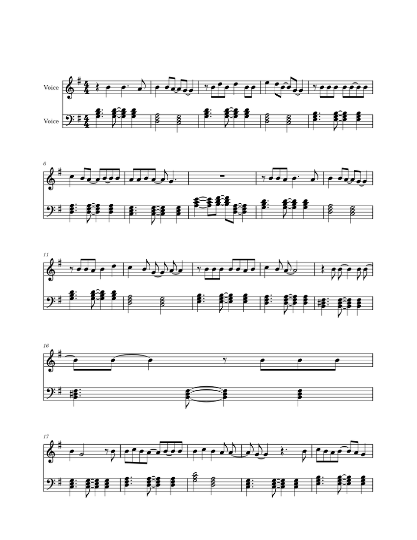 Exagerado – Cazuza Sheet music for Vocals (Solo) | Musescore.com