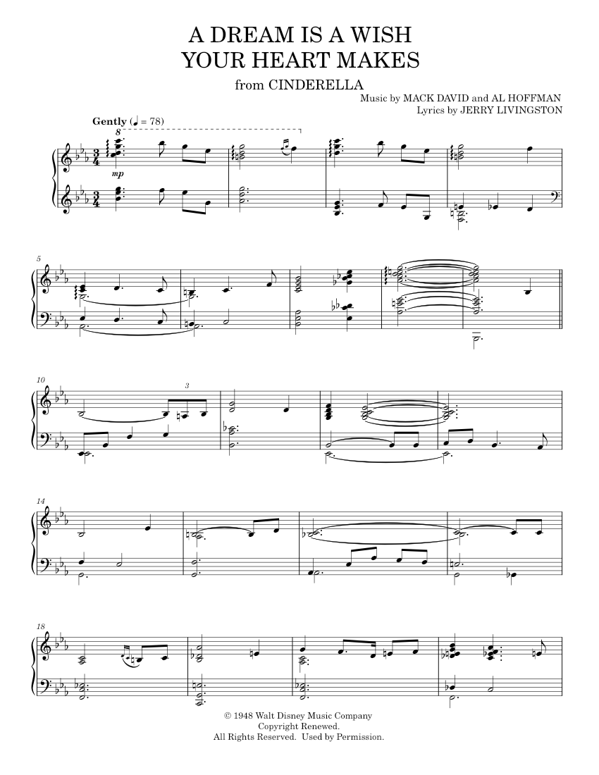 Play Official version of A Dream Is A Wish Your Heart Makes (from ...